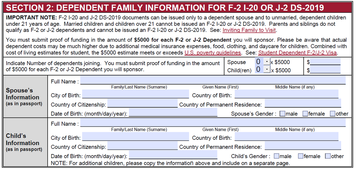 How to Complete the I-20/DS-2019 Request - International
