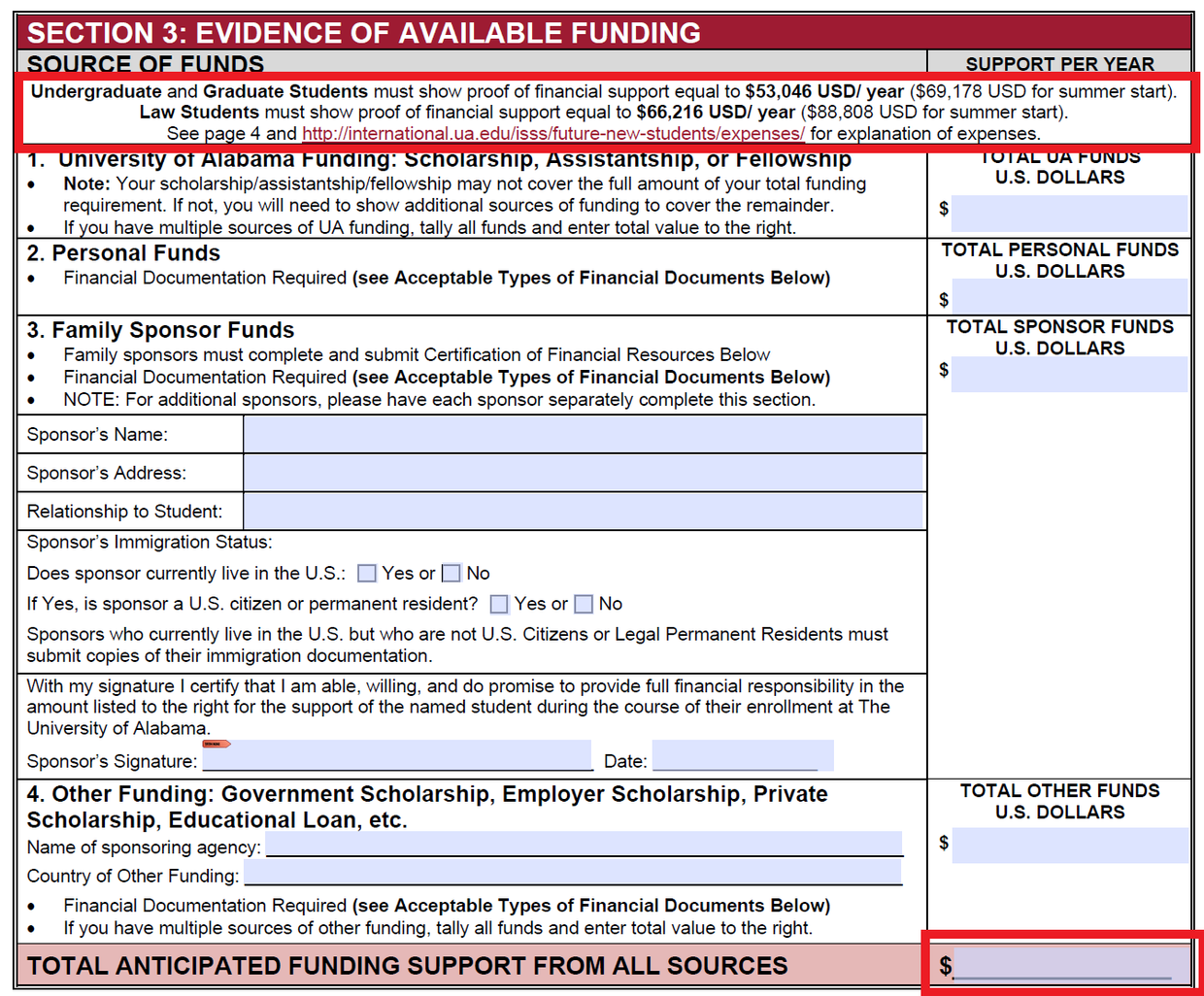 How to Complete the I-20/DS-2019 Request - International