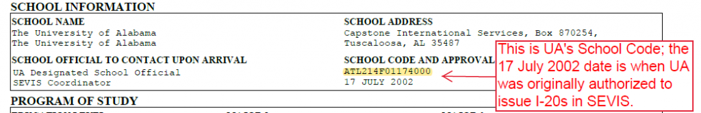 Understanding the I-20 - International
